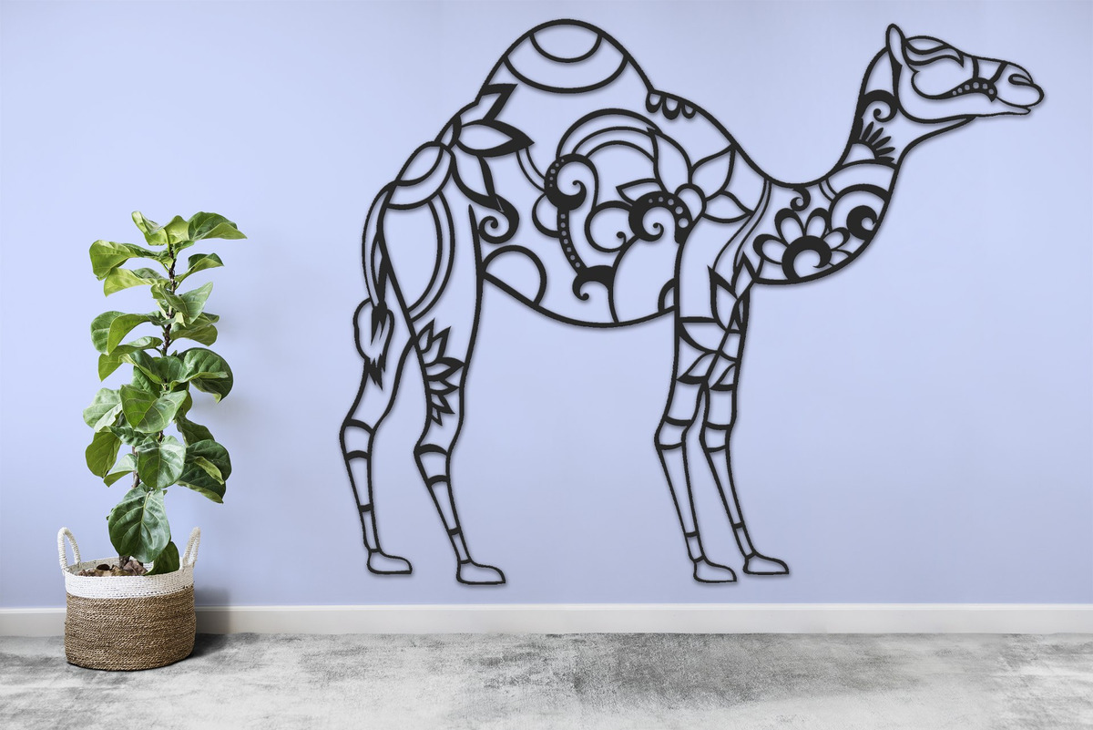 Vinilo Decorativo Diseño Camello 63cm X 50cm