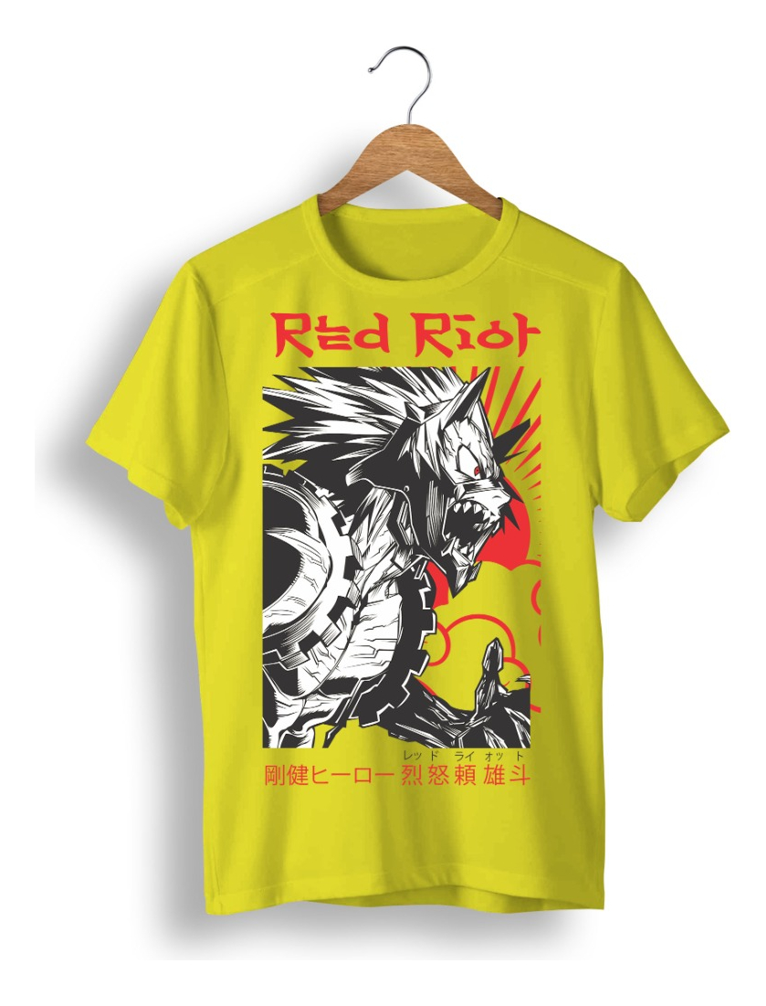 Remera: Red Riot Anime Memoestampados