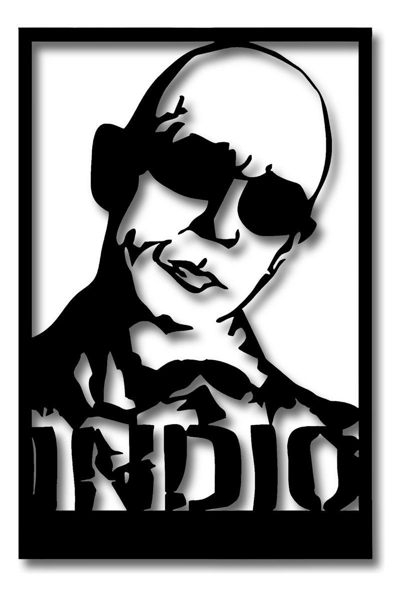 Cuadro Indio Solari Pr Calado Memo Estampados