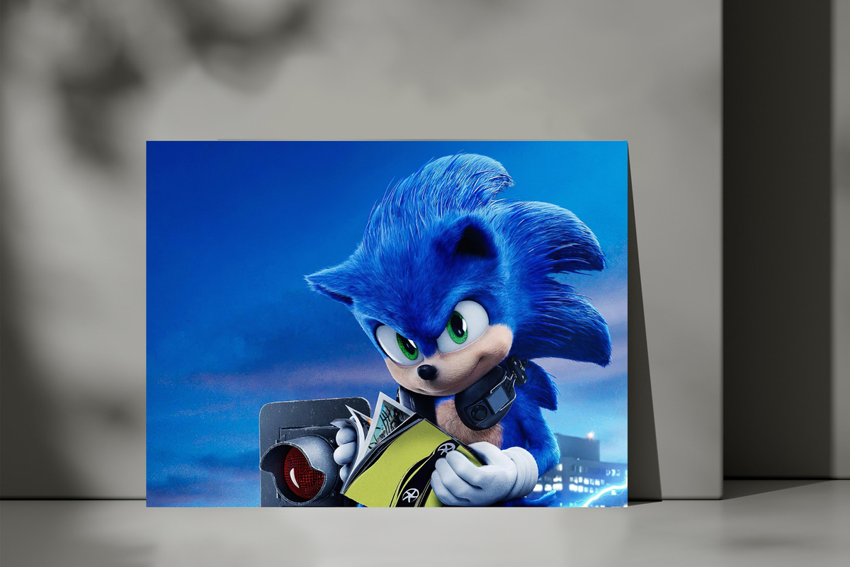 Cuadro Sonic The Hedgehog 176 40×53 Mdf Memoestampados