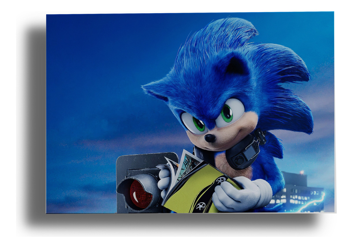 Cuadro Sonic The Hedgehog 176 40×53 Mdf Memoestampados