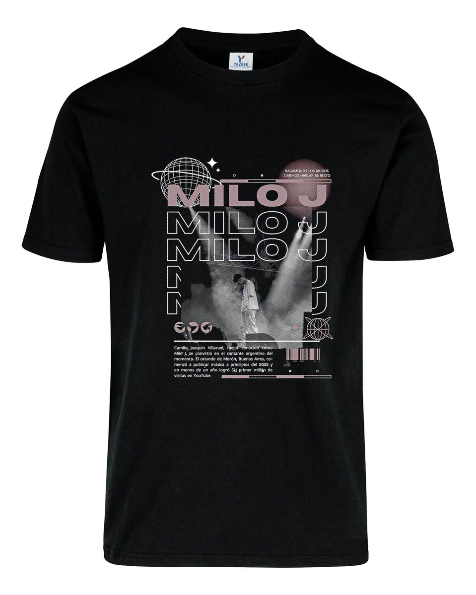 Remera: Milo J 03 Memoestampados
