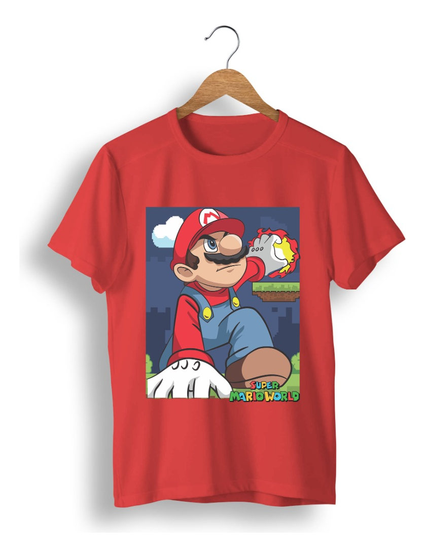 Remera: Super Mario World Memoestampados