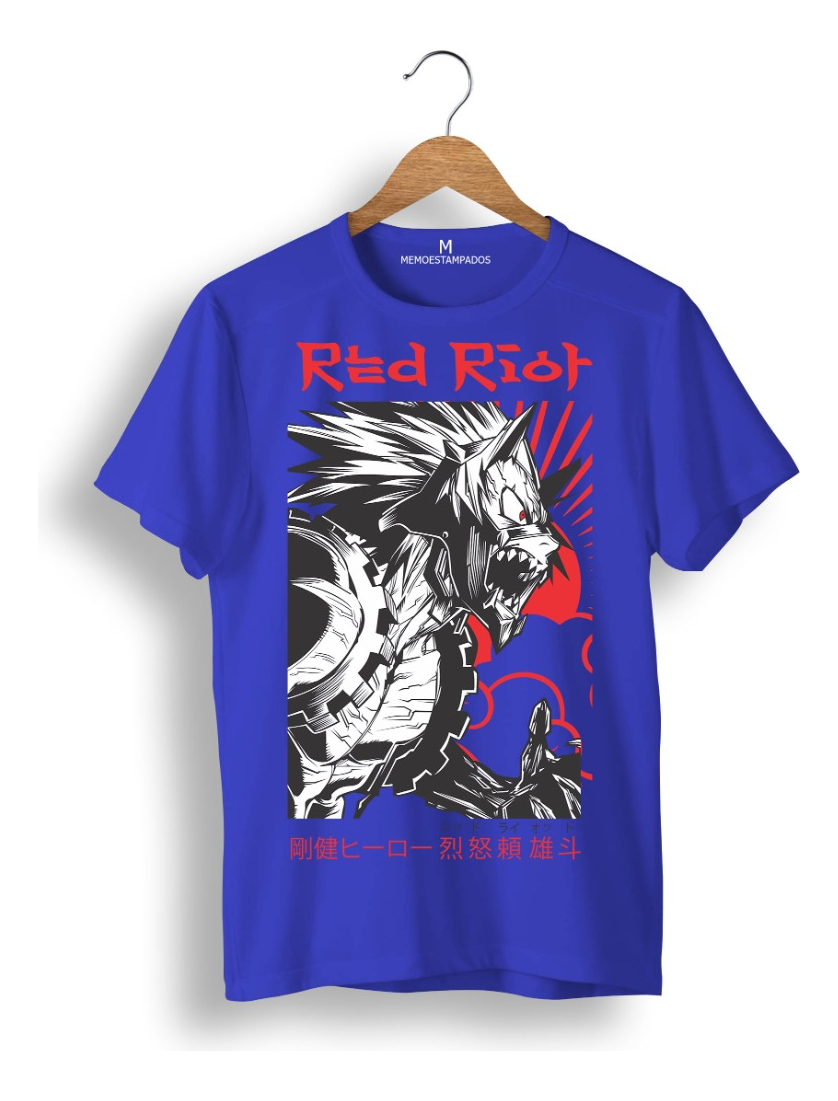 Remera: Red Riot Anime Memoestampados