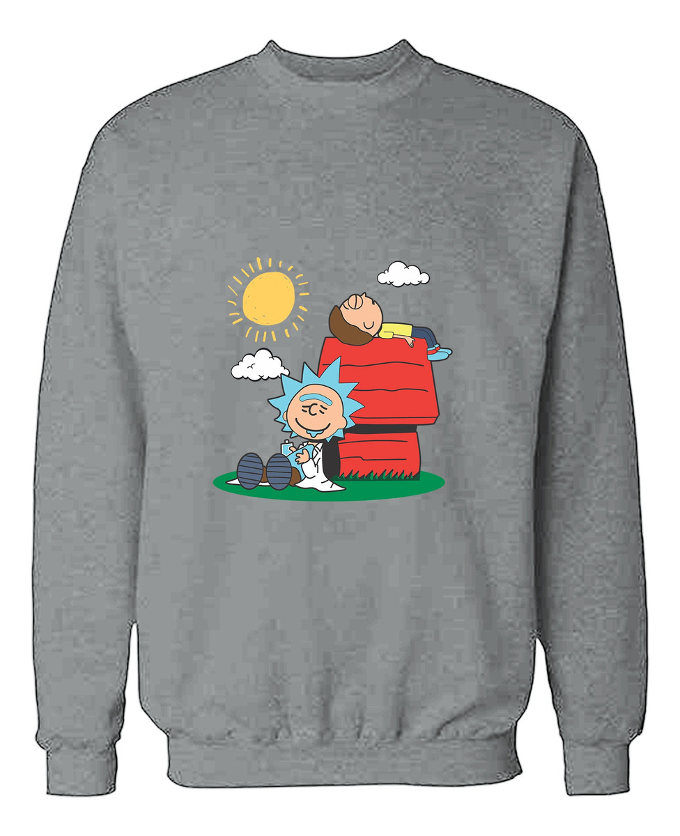 Buzo Rick Y Morty Peanuts Memoestampados