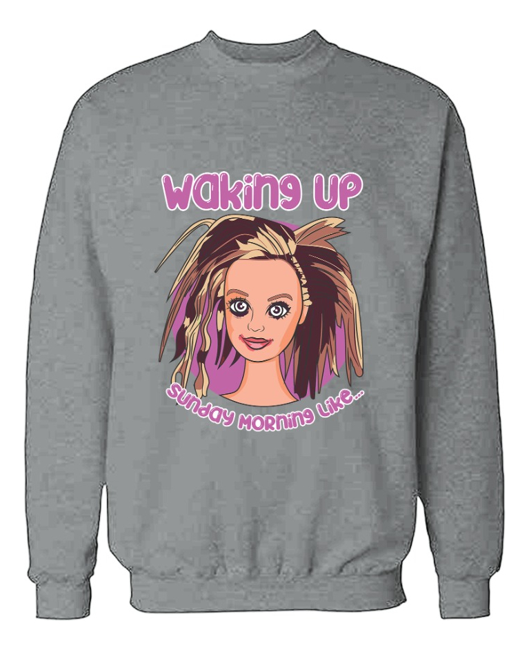 Buzo Barbie Waking Up Memoestampados