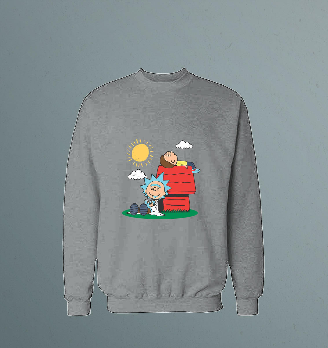 Buzo Rick Y Morty Peanuts Memoestampados