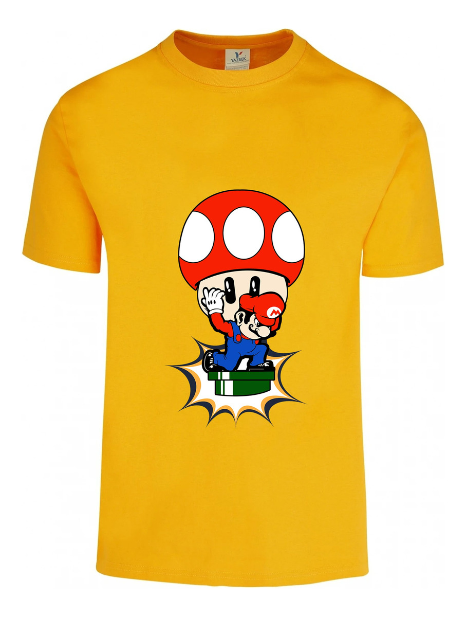 Remera: Mario Bros Power Memoestampados