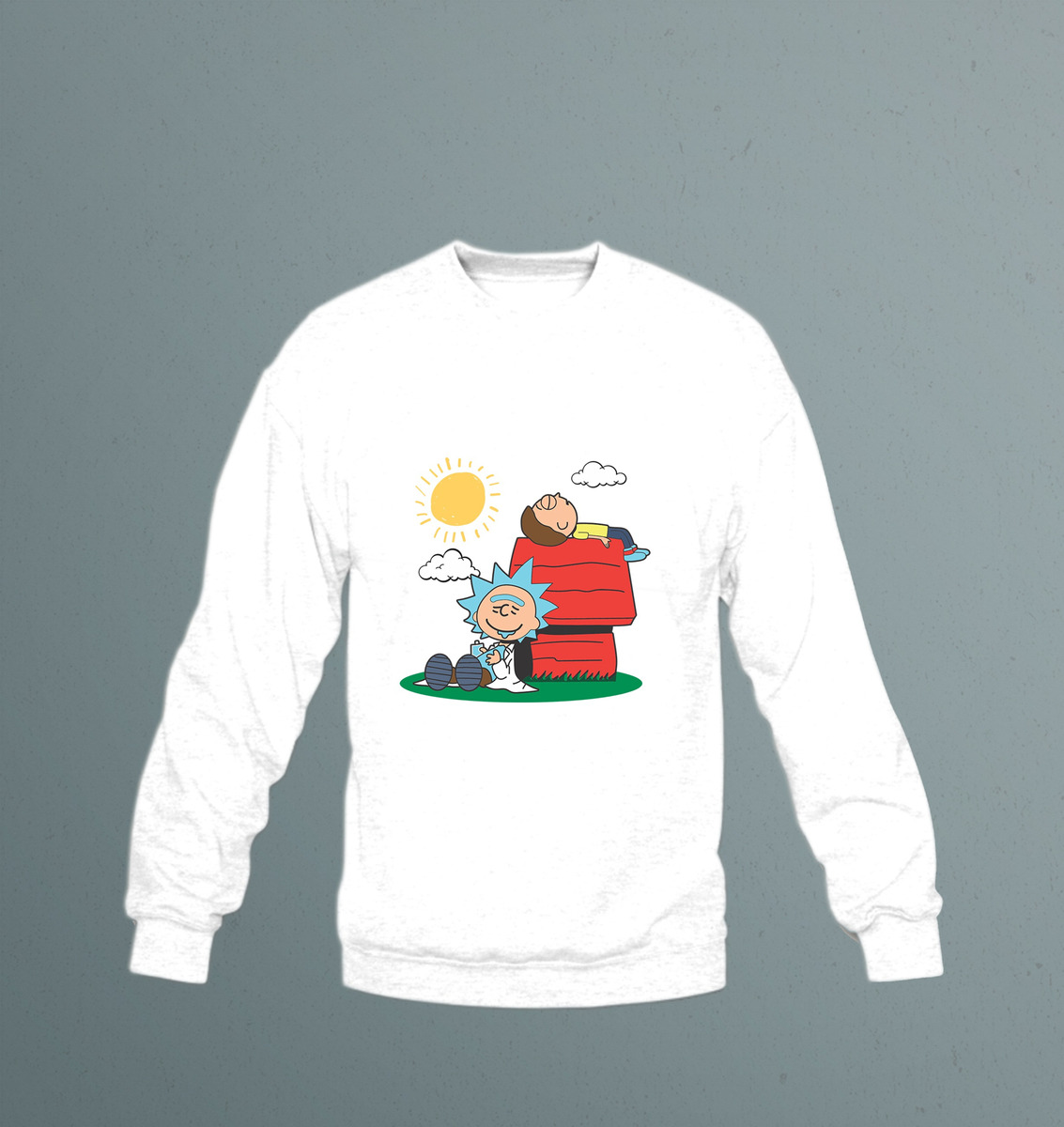Buzo Rick Y Morty Peanuts Memoestampados