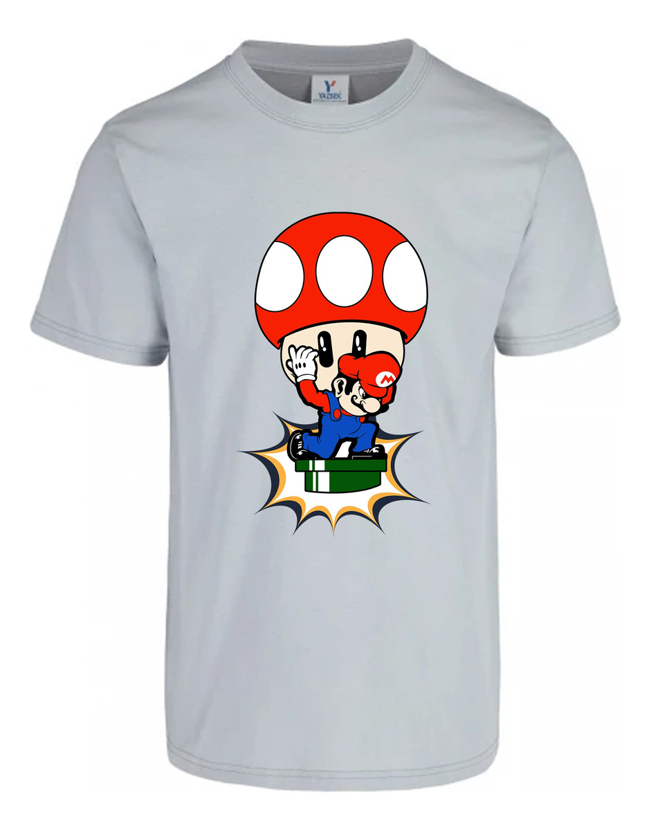 Remera: Mario Bros Power Memoestampados