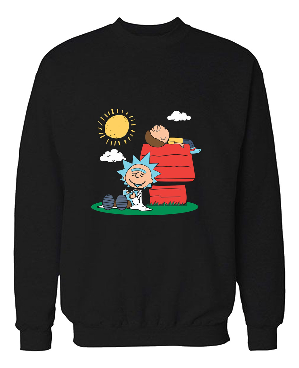Buzo Rick Y Morty Peanuts Memoestampados