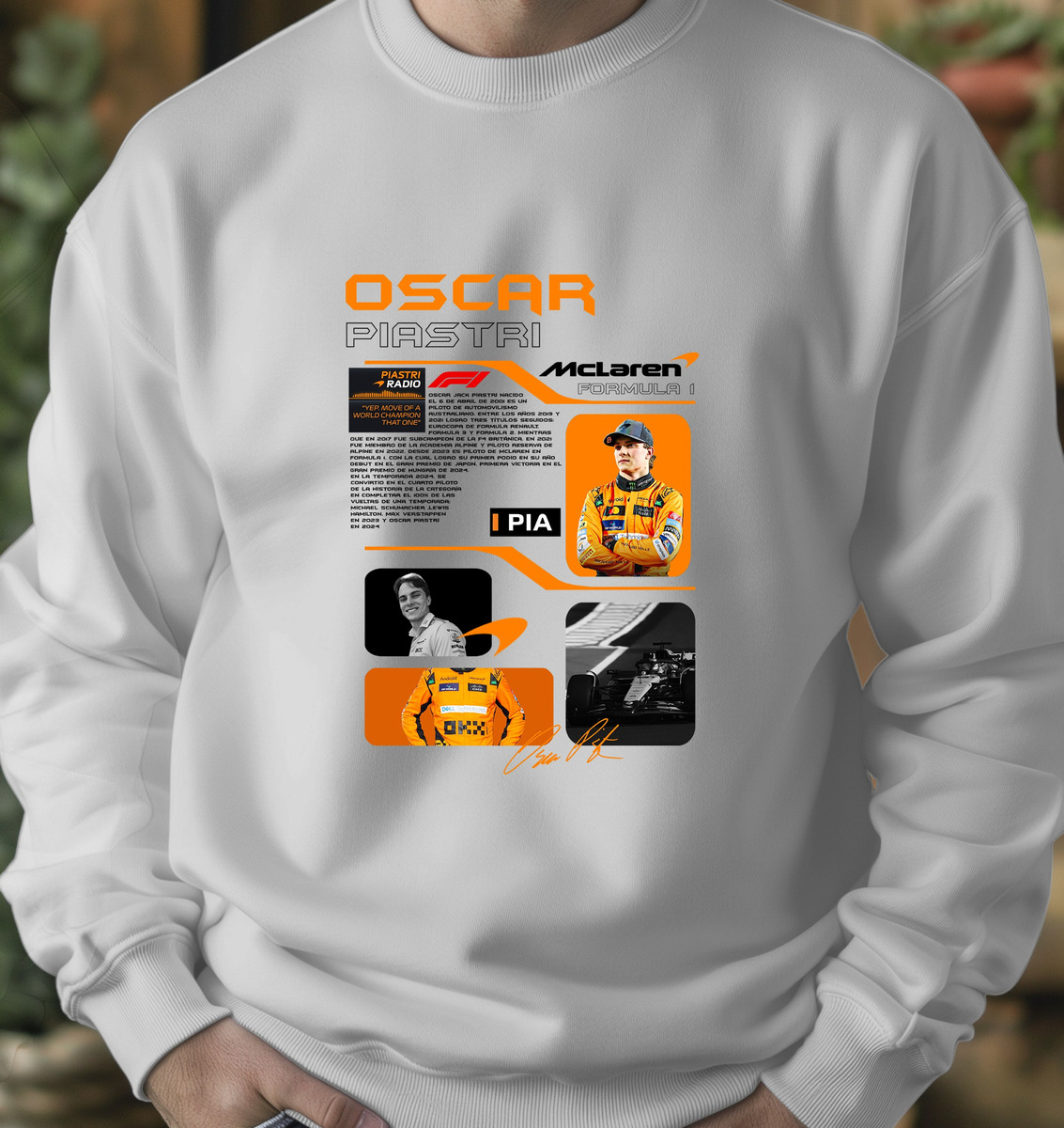 Buzo F1 Oscar Piastry Mclaren Memoestampados