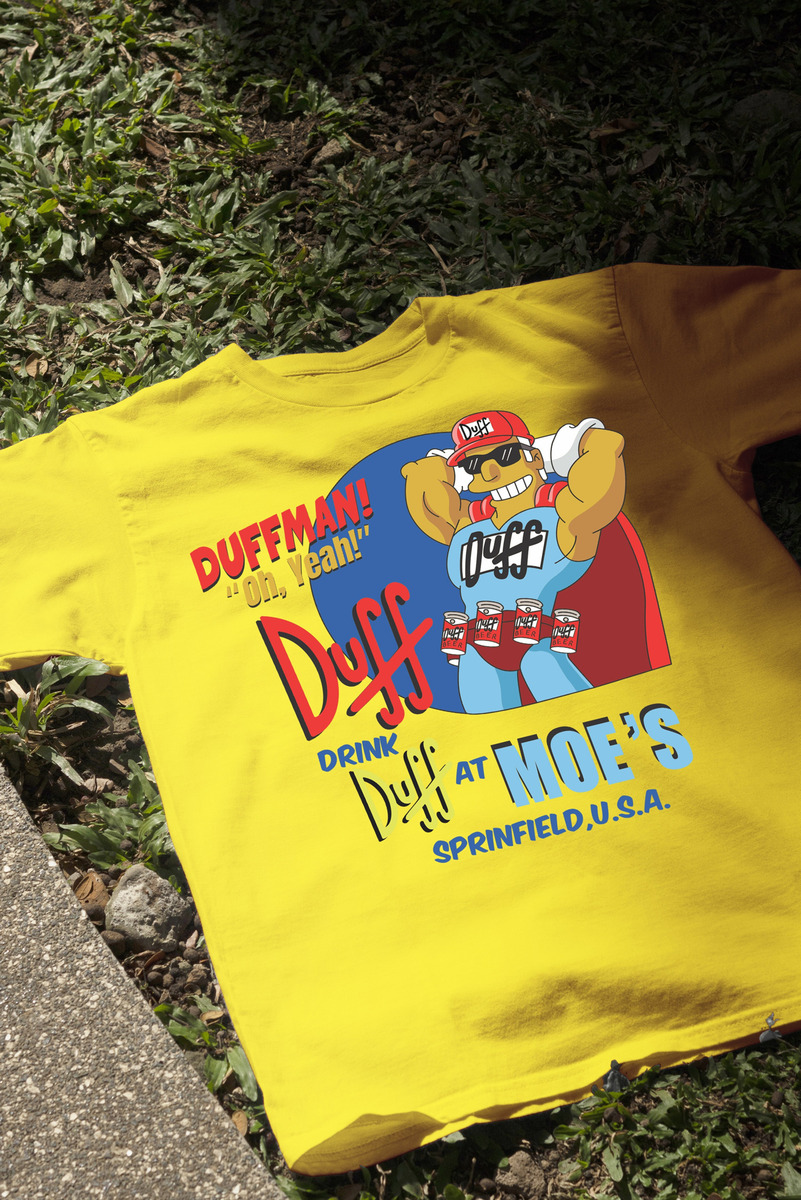 Remera: Duffman Memoestampados