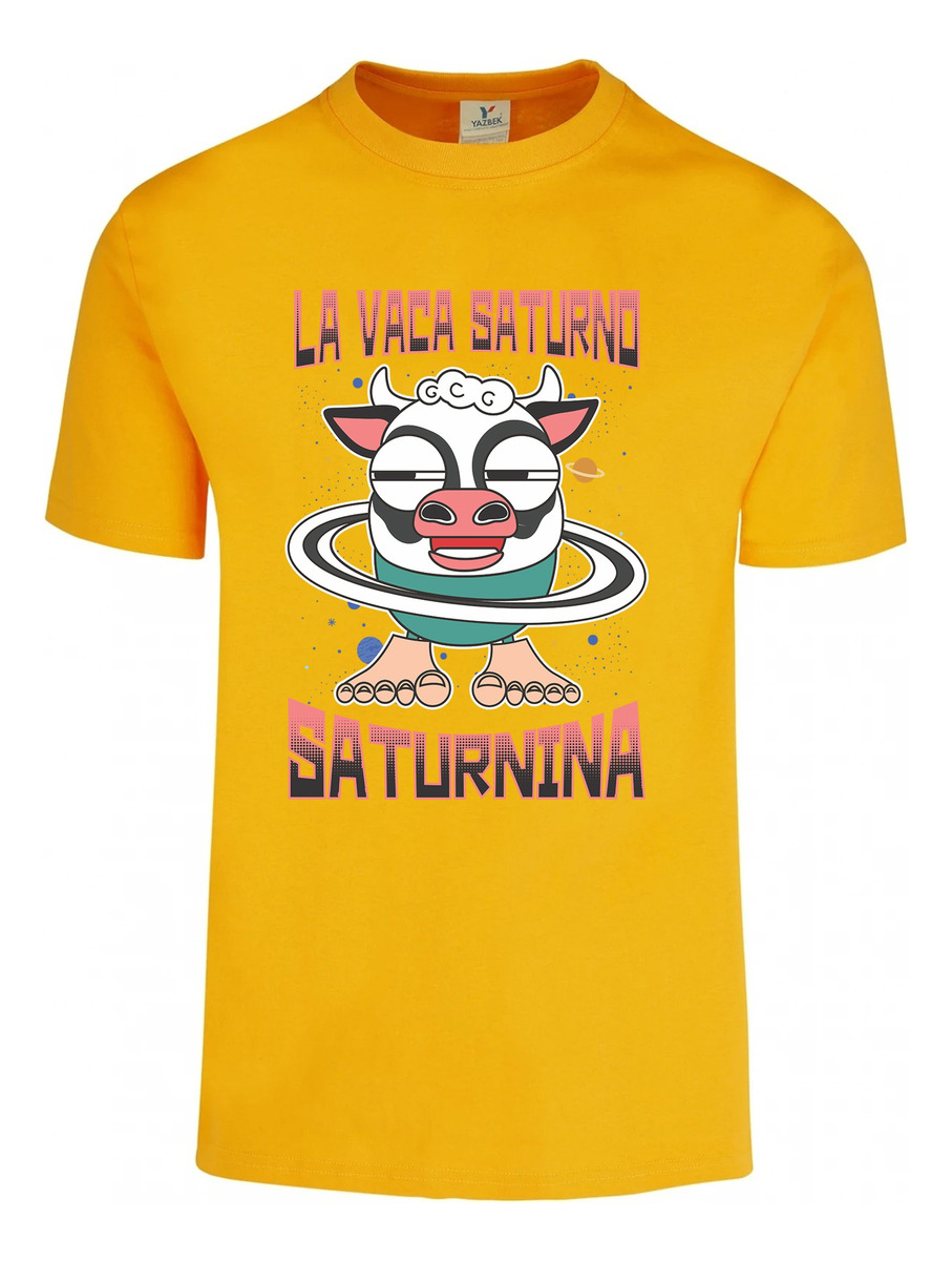 Remera: La Vaca Saturno Saturnina Memoestampados