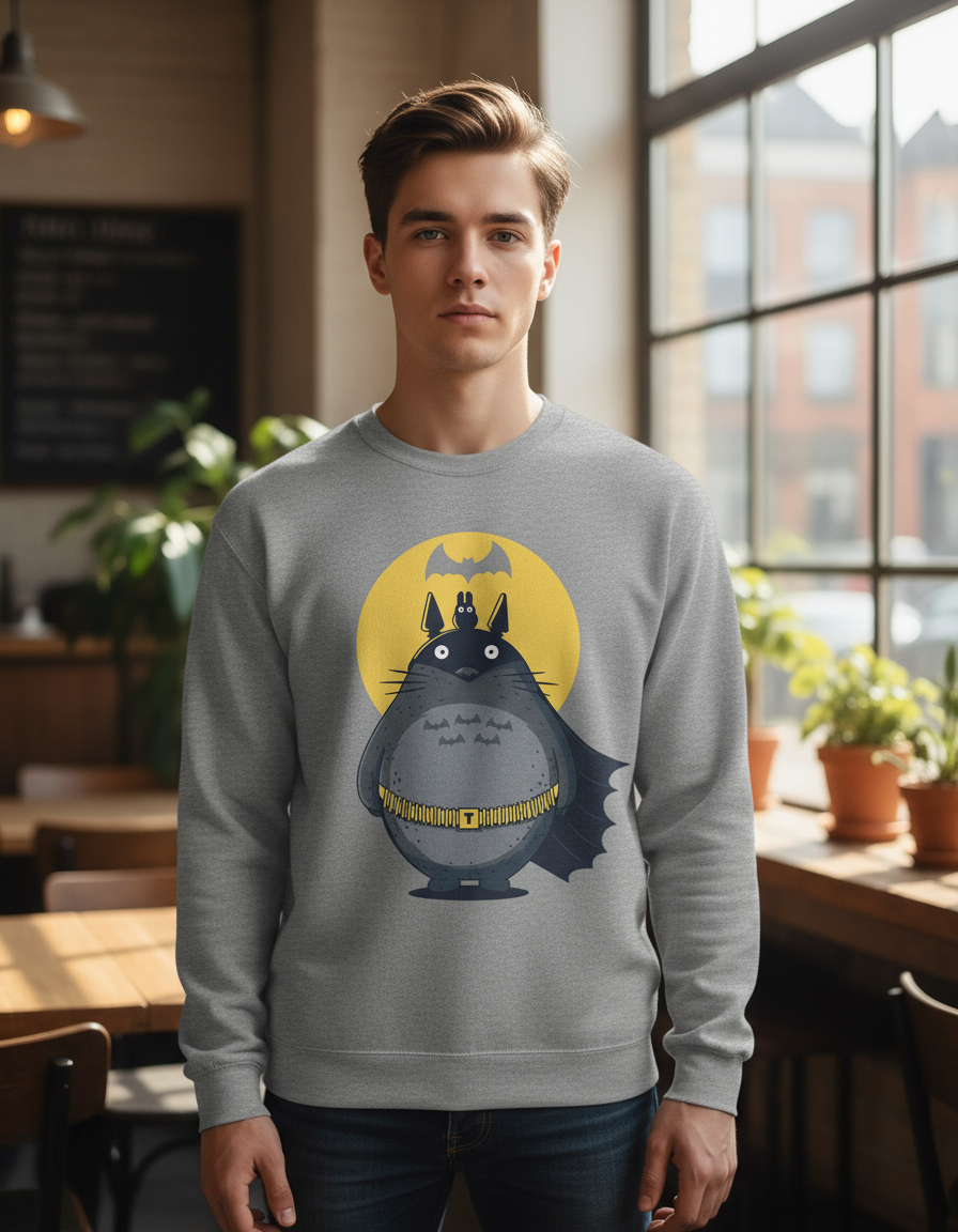 Buzo Batman Totoro Memoestampados