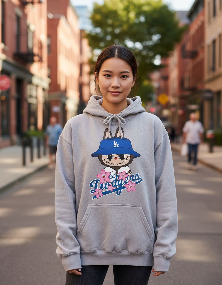 Canguro Labubu Dodgers Memoestampados