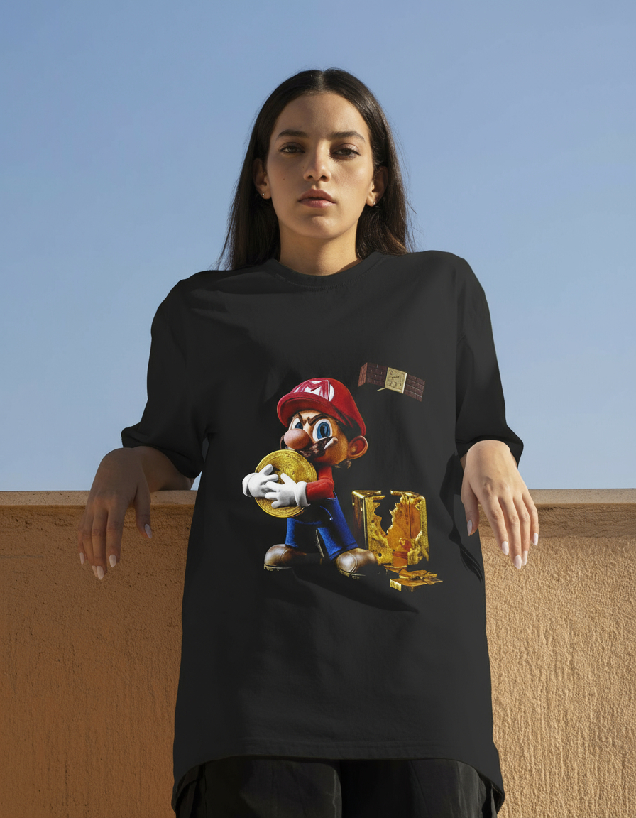 Remera: Super Mario 02 Memoestampados