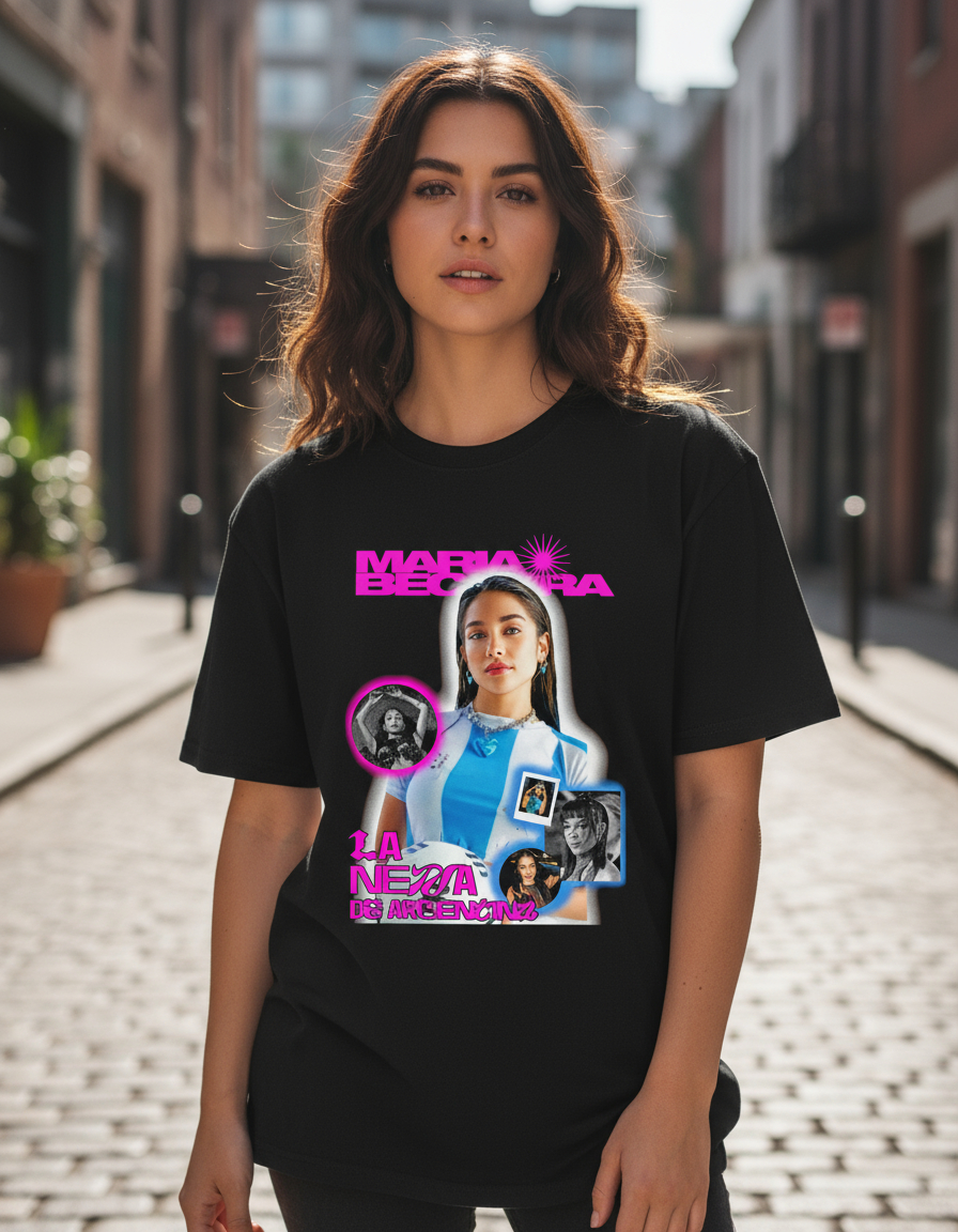 Remera: Maria Becerra 01 Memoestampados